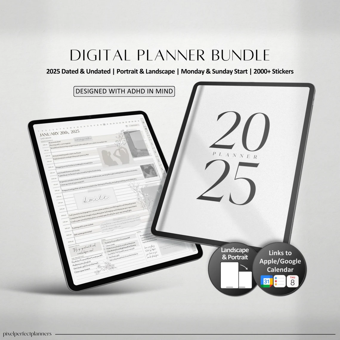 2025 Digital Planner Bundle – PLR Editable Templates | PLR Creative